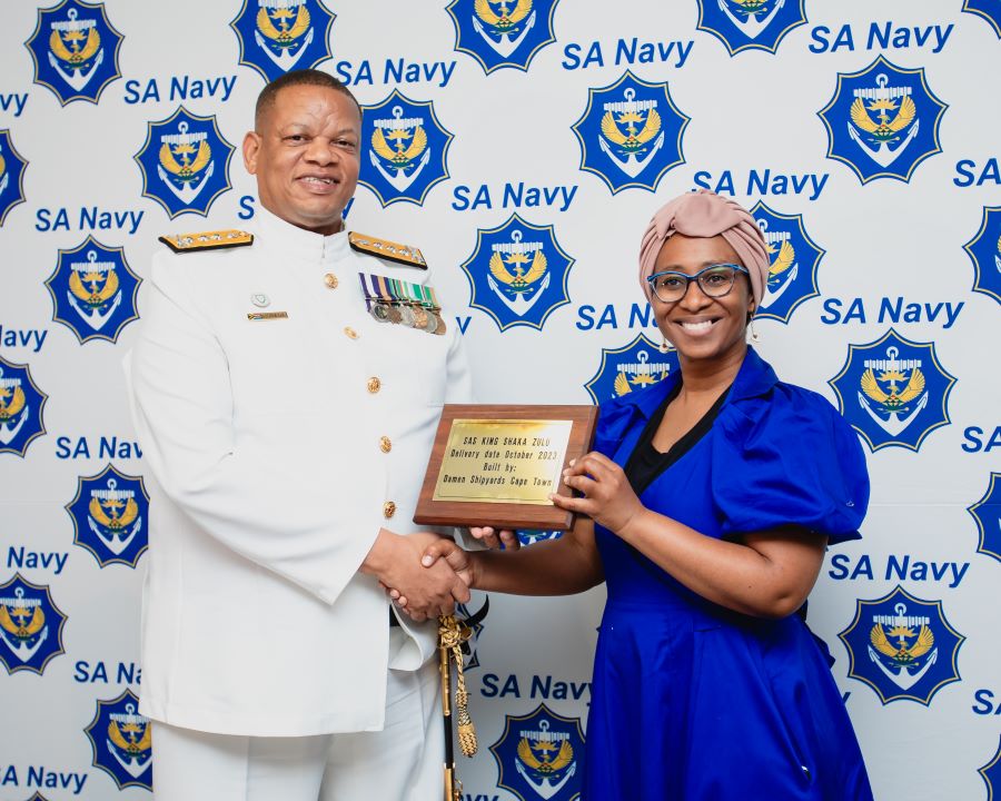 Damen Shipyards Cape Town MMIPV named by SA Navy - Defence Network